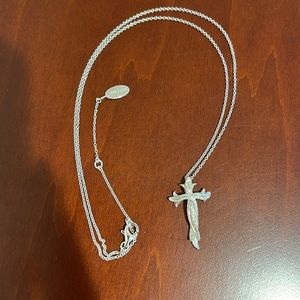 Scott Kay | Jewelry | Scott Kay Sterling Silver Cross Necklace | Poshmark